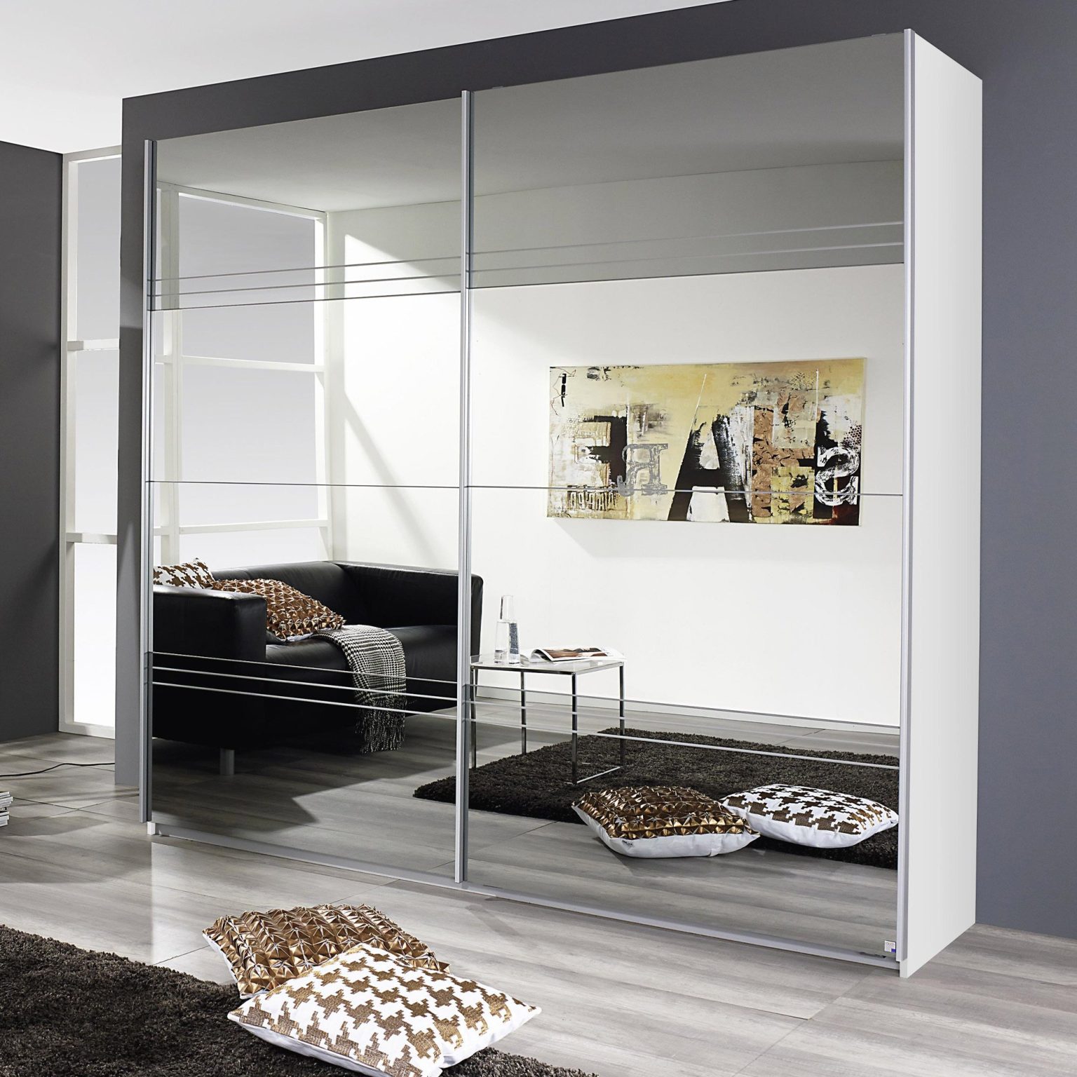 23 Stunning Wardrobe Ideas with Mirror to Transform Your Bedroom ...