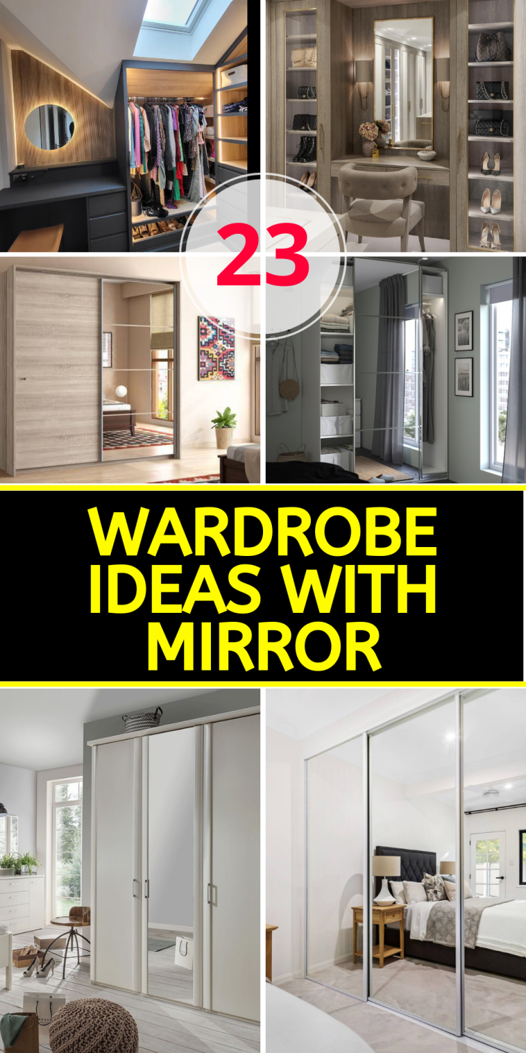 23 Stunning Wardrobe Ideas with Mirror to Transform Your Bedroom ...