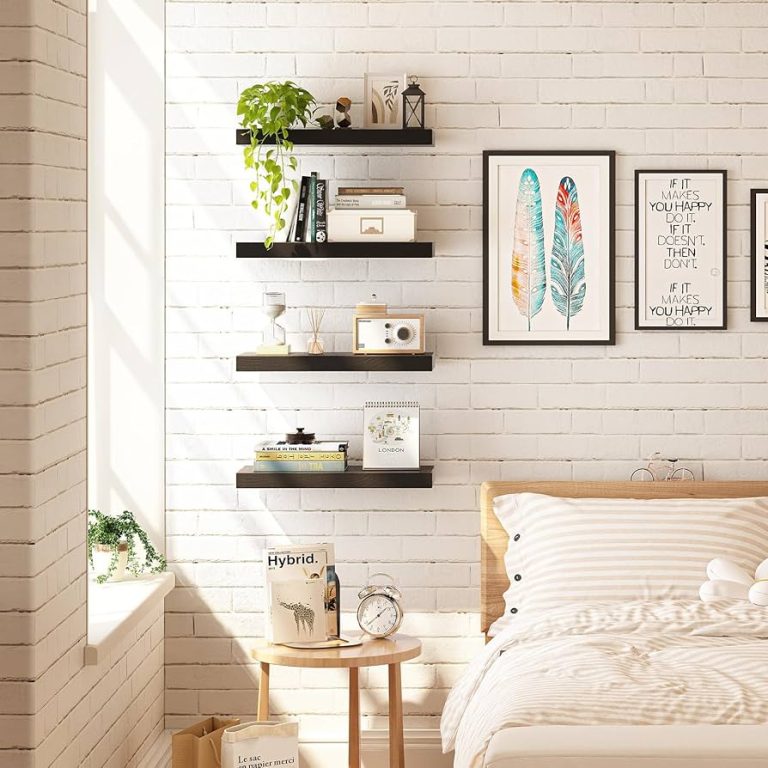 25 Wall Shelves Bedroom Ideas to Transform Your Space - placeideal.com