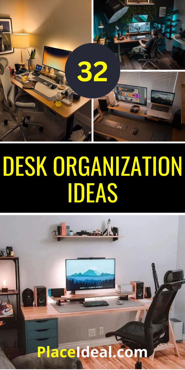 32 Desk Organization Ideas: Create a Functional and Aesthetic Workspace ...