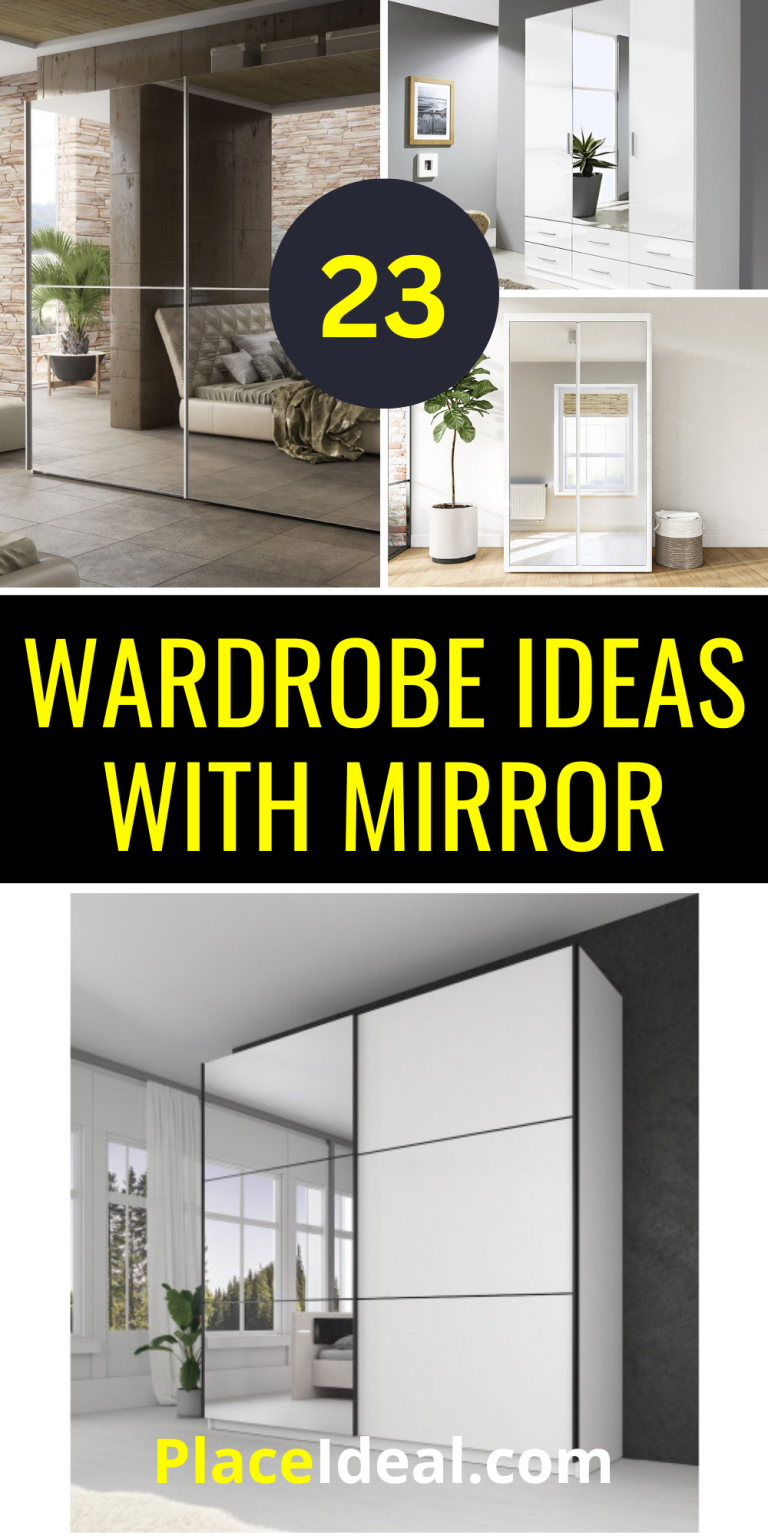 23 Stunning Wardrobe Ideas with Mirror to Transform Your Bedroom ...