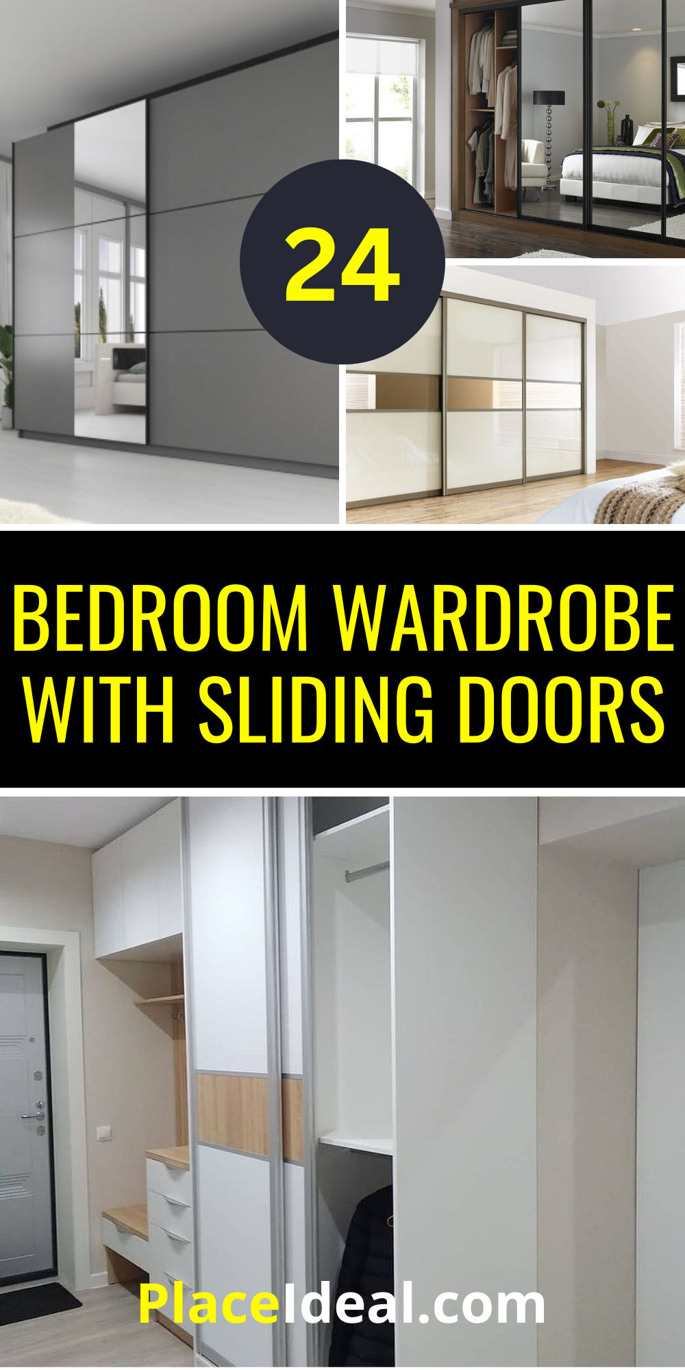 24 Stunning Bedroom Wardrobe with Sliding Doors Ideas for Modern Luxury ...