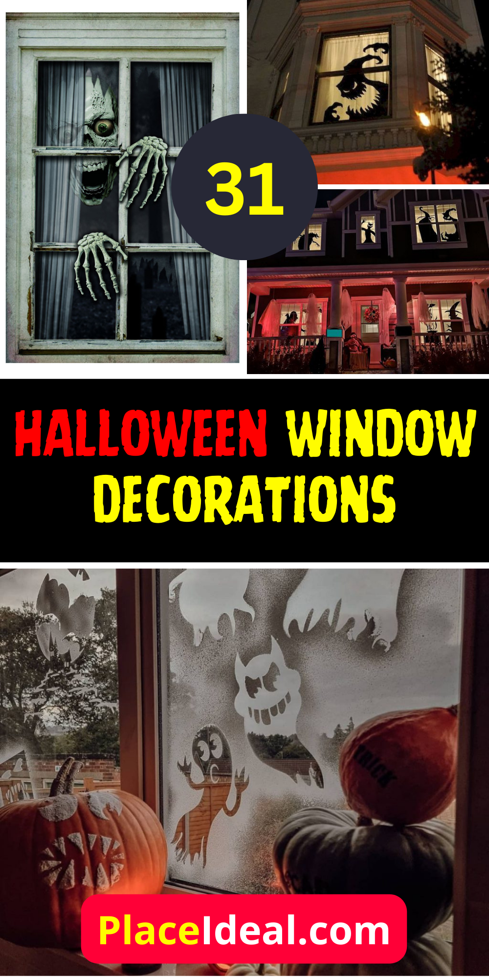 31 Halloween Window Decorations: Easy and Impactful Ideas for ...