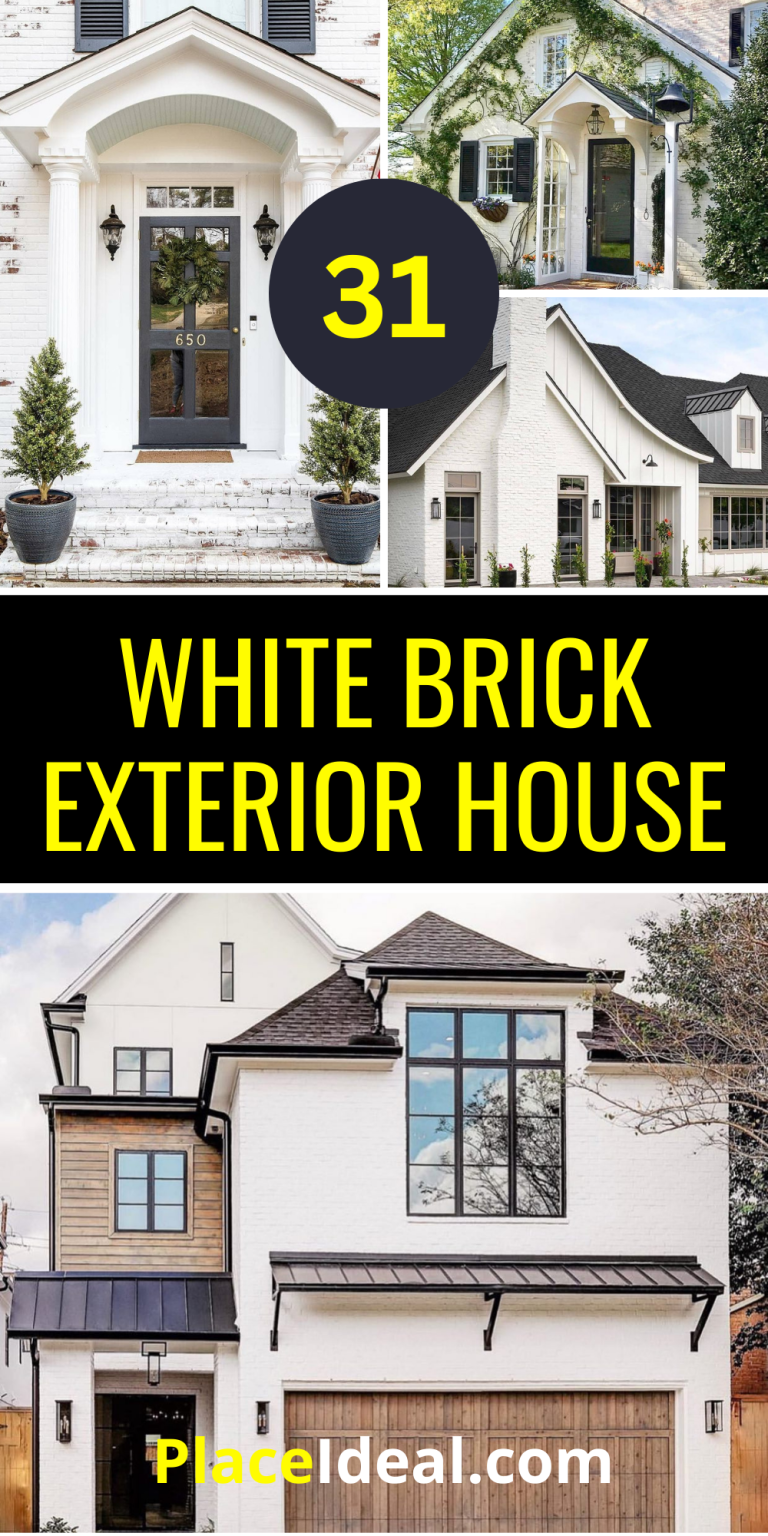 31 White Brick Exterior House: Stunning Designs to Inspire Your Next ...