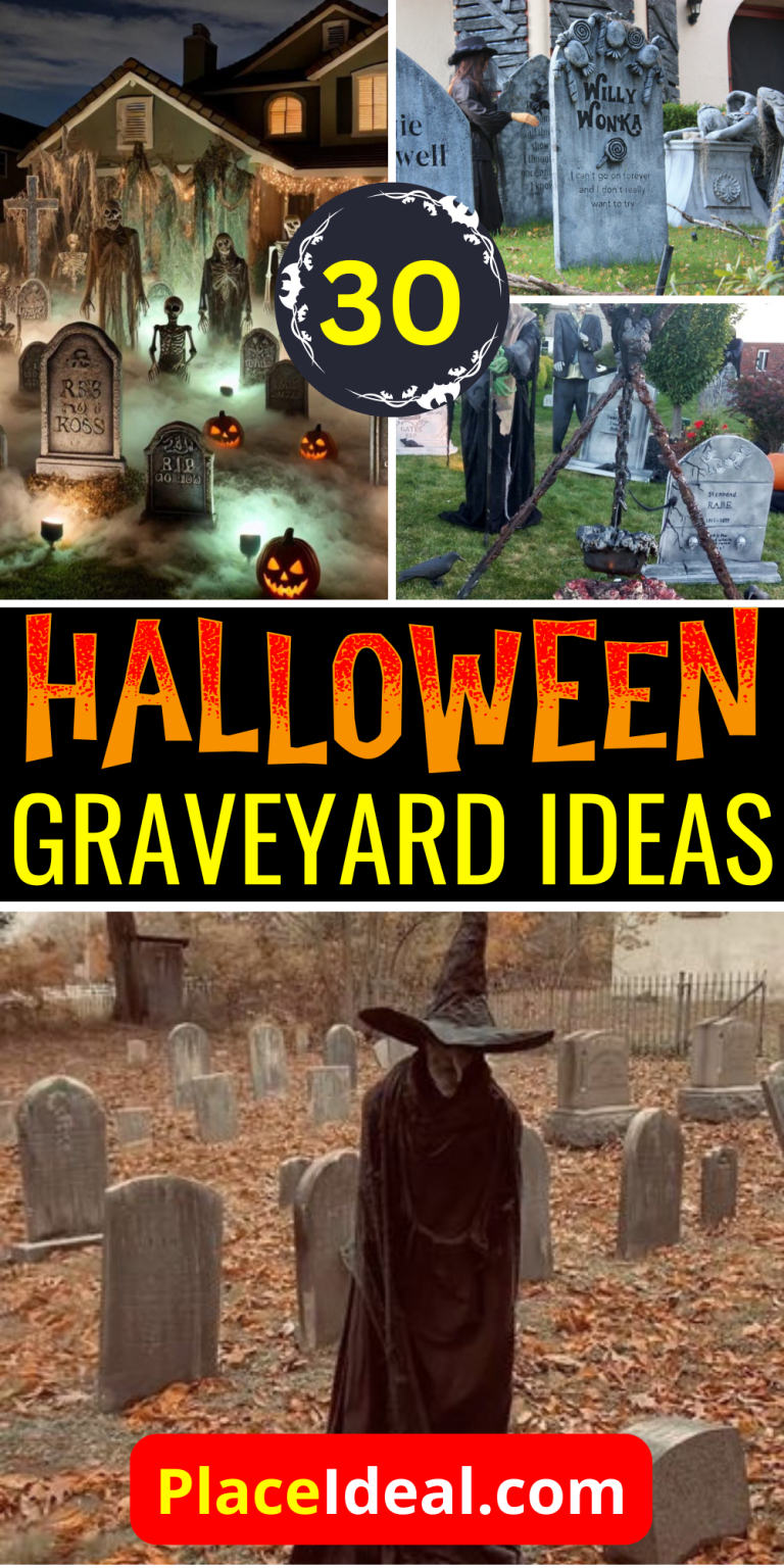 30 Halloween Graveyard Ideas to Spook Up Your Front Yard and Indoor ...