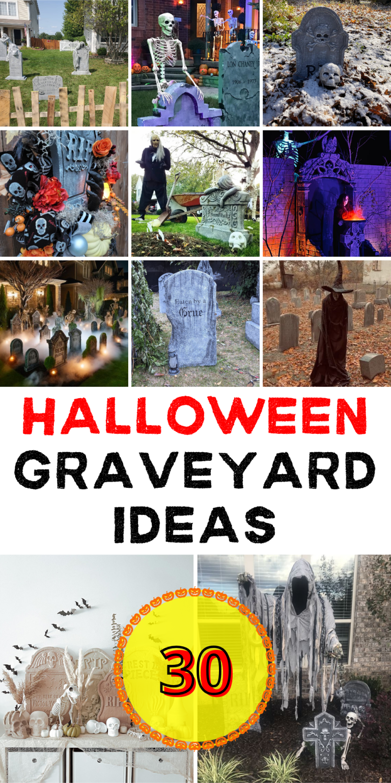 30 Halloween Graveyard Ideas to Spook Up Your Front Yard and Indoor ...