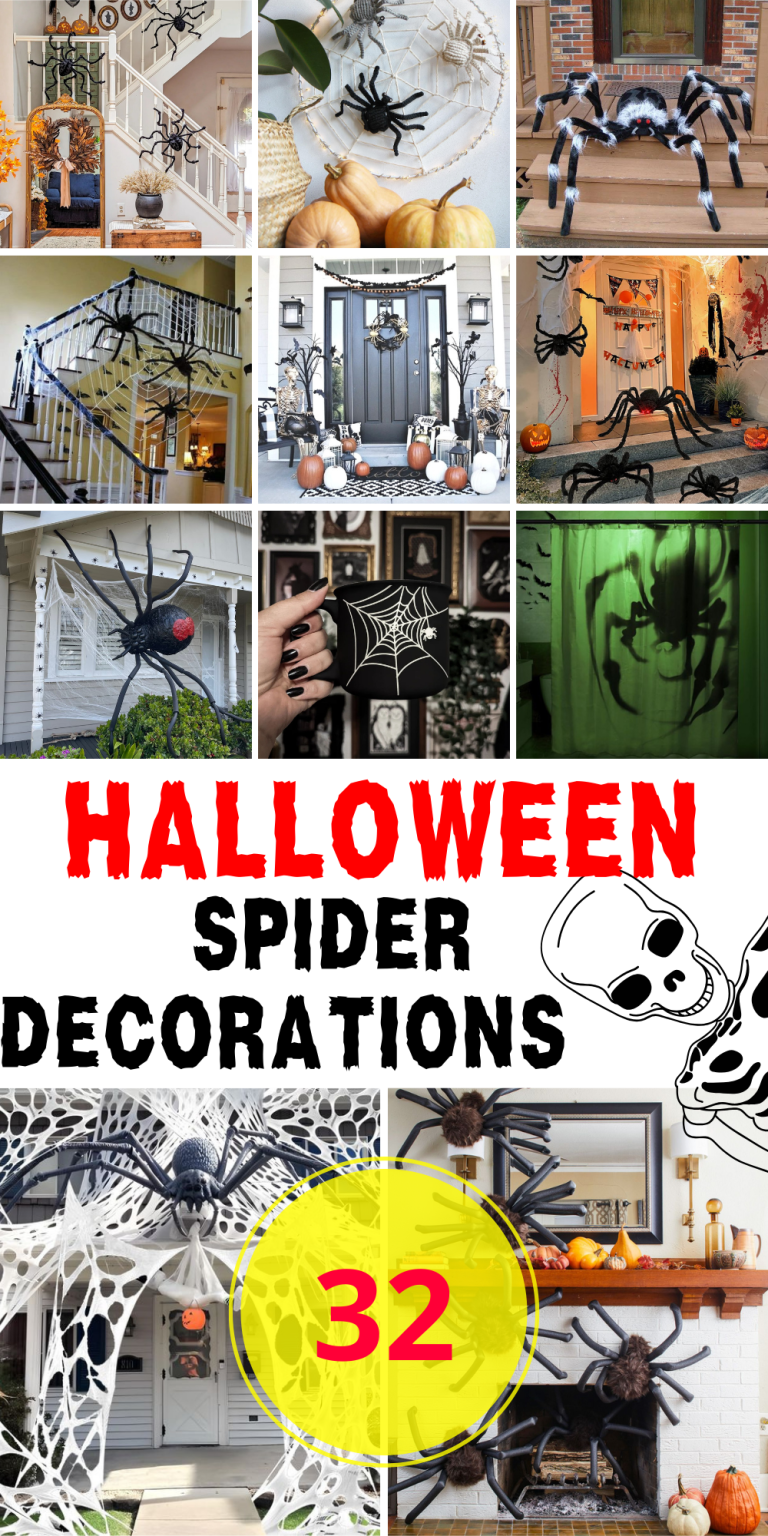 32 Halloween Spider Decorations: Creepy, Creative and Fun Ideas for ...