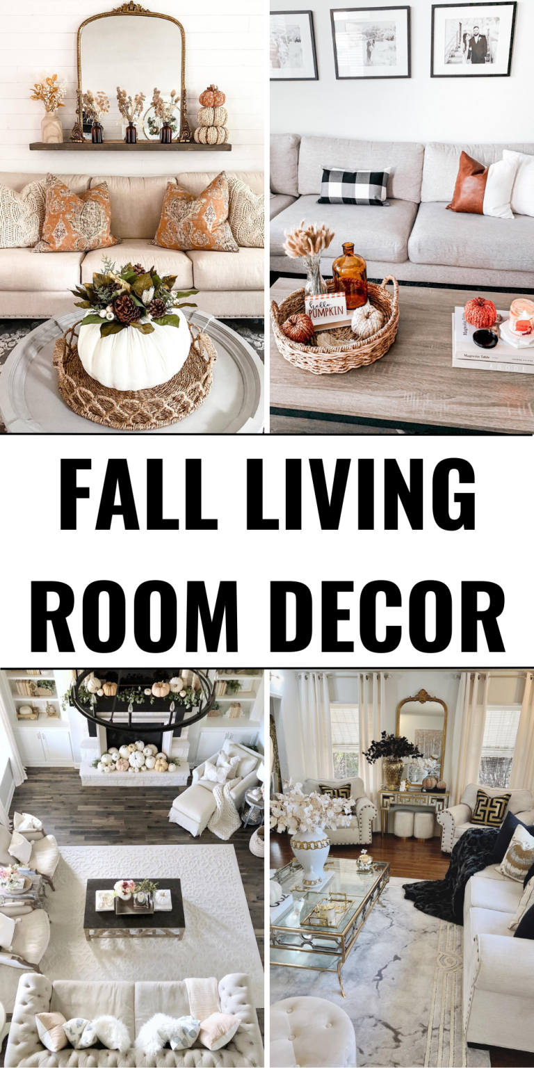 30 Fall Living Room Decor Ideas to Create a Cozy and Stylish Autumn ...