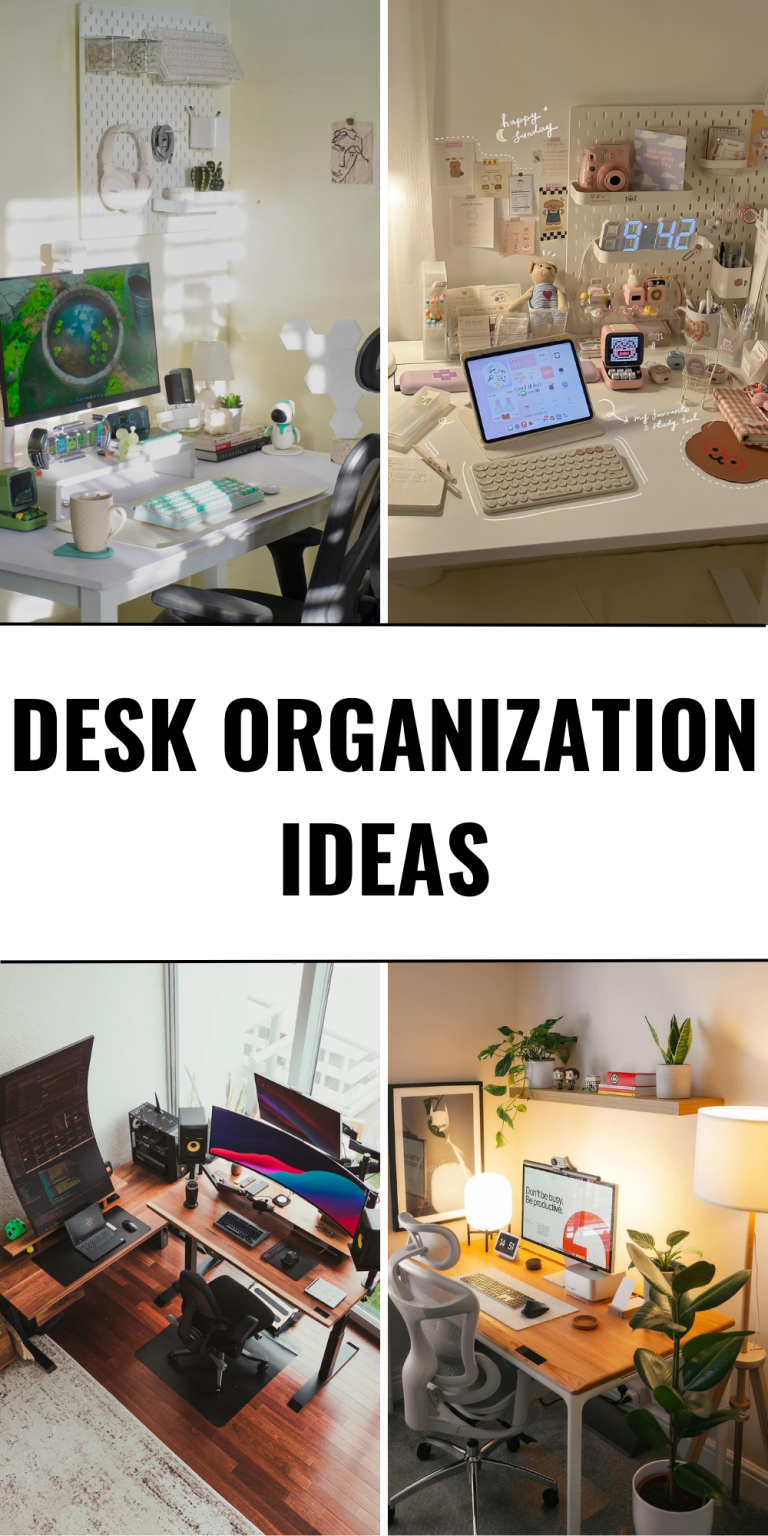 32 Desk Organization Ideas: Create a Functional and Aesthetic Workspace ...