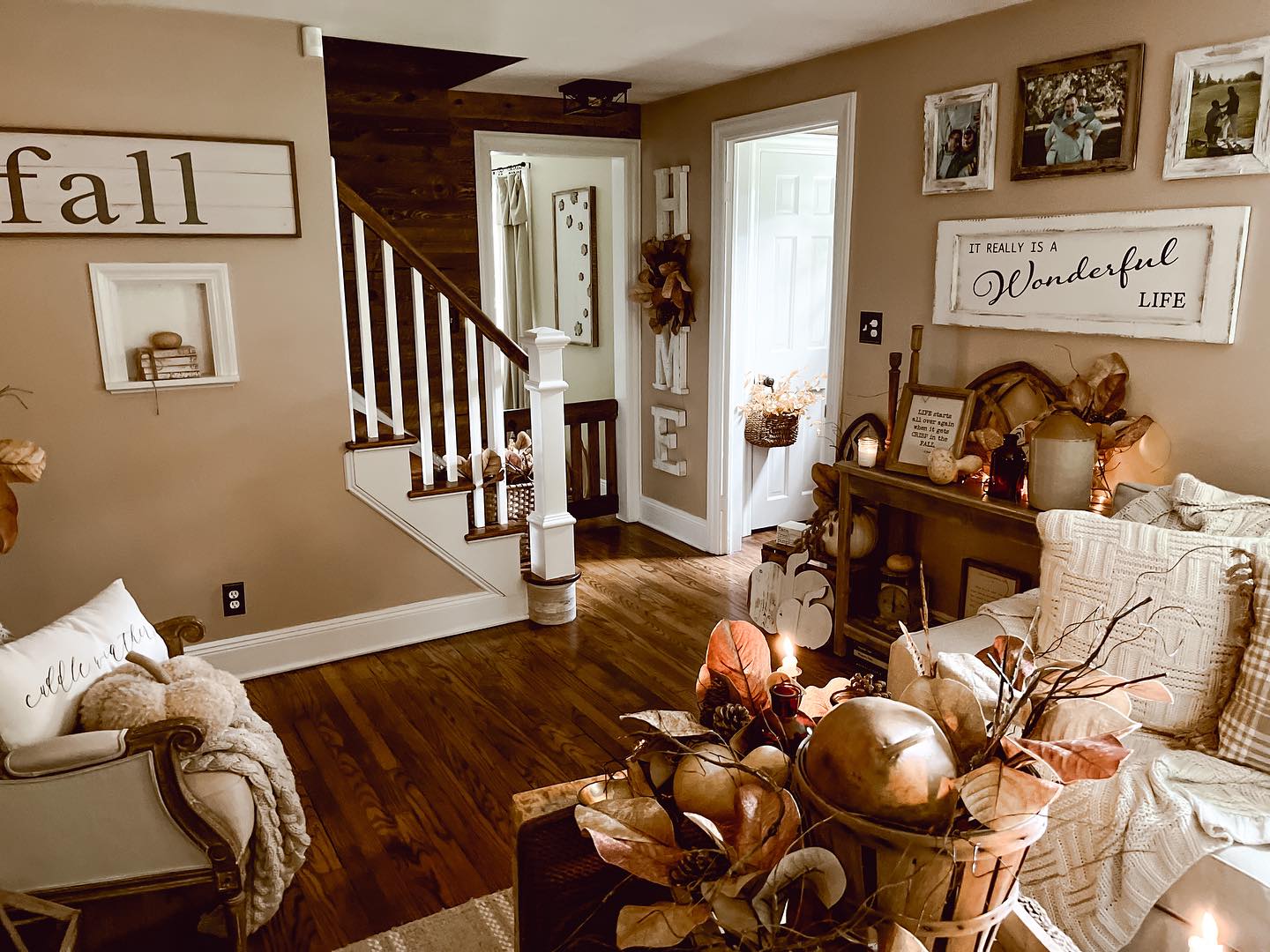 30 Fall Living Room Decor Ideas to Create a Cozy and Stylish Autumn ...