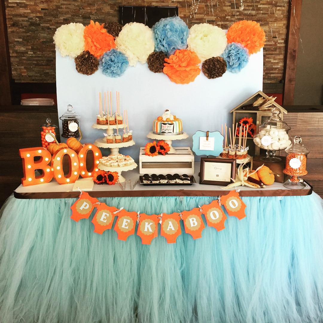 31 Halloween Baby Shower Ideas: Cute and Spooky Decorations for Boys ...