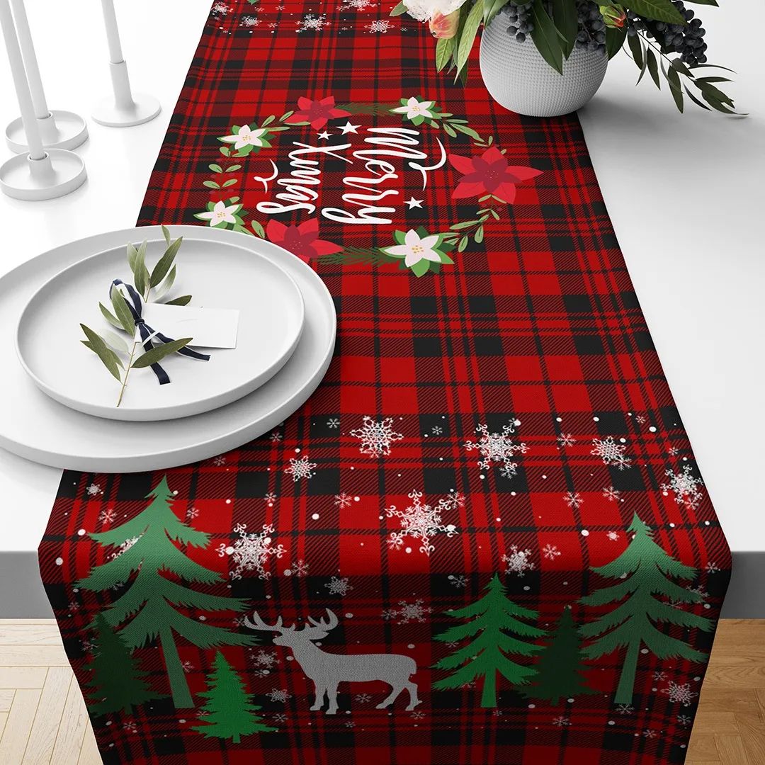 26 Christmas Table Runner Ideas to Transform Your Holiday Table into a ...