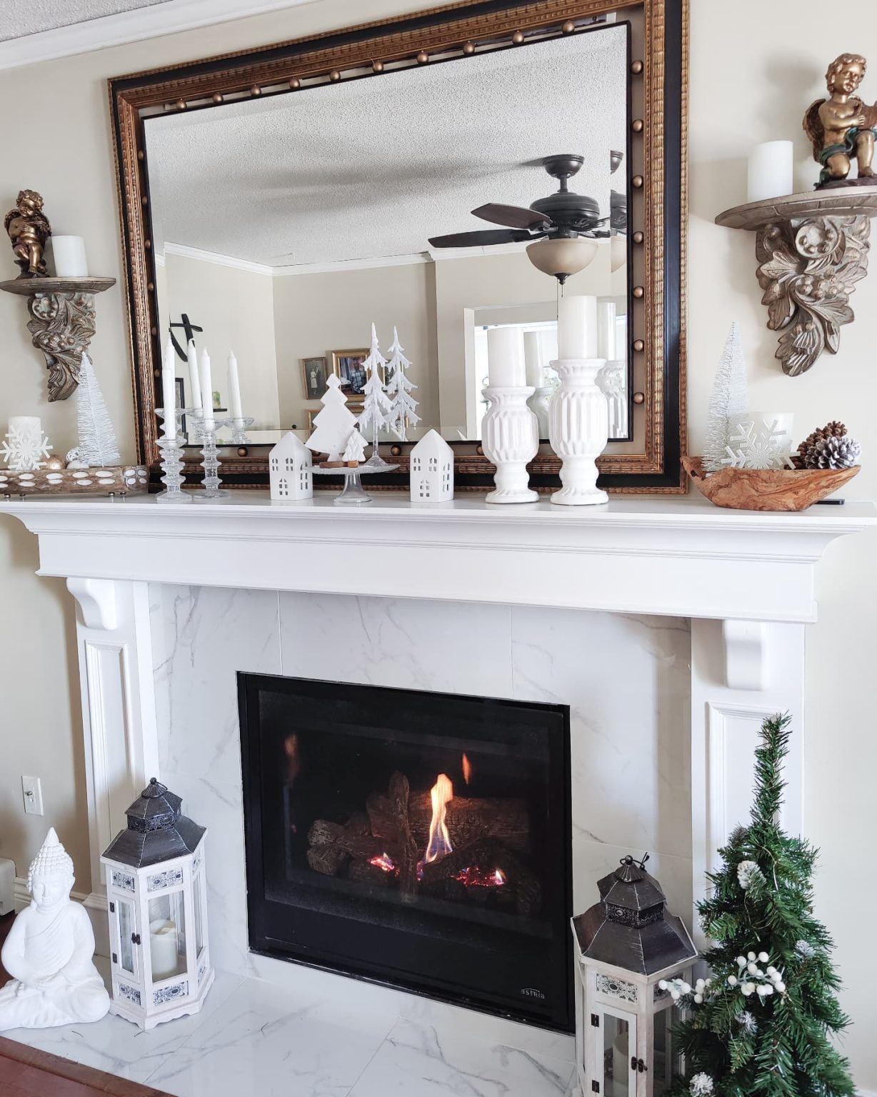 28 Winter Fireplace Decor Ideas to Create a Cozy, Festive, and Inviting ...