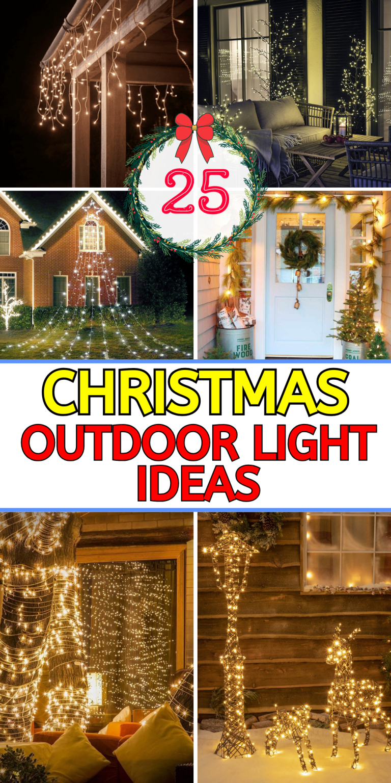 25 Christmas Outdoor Light Ideas to Create a Magical Atmosphere in Your ...