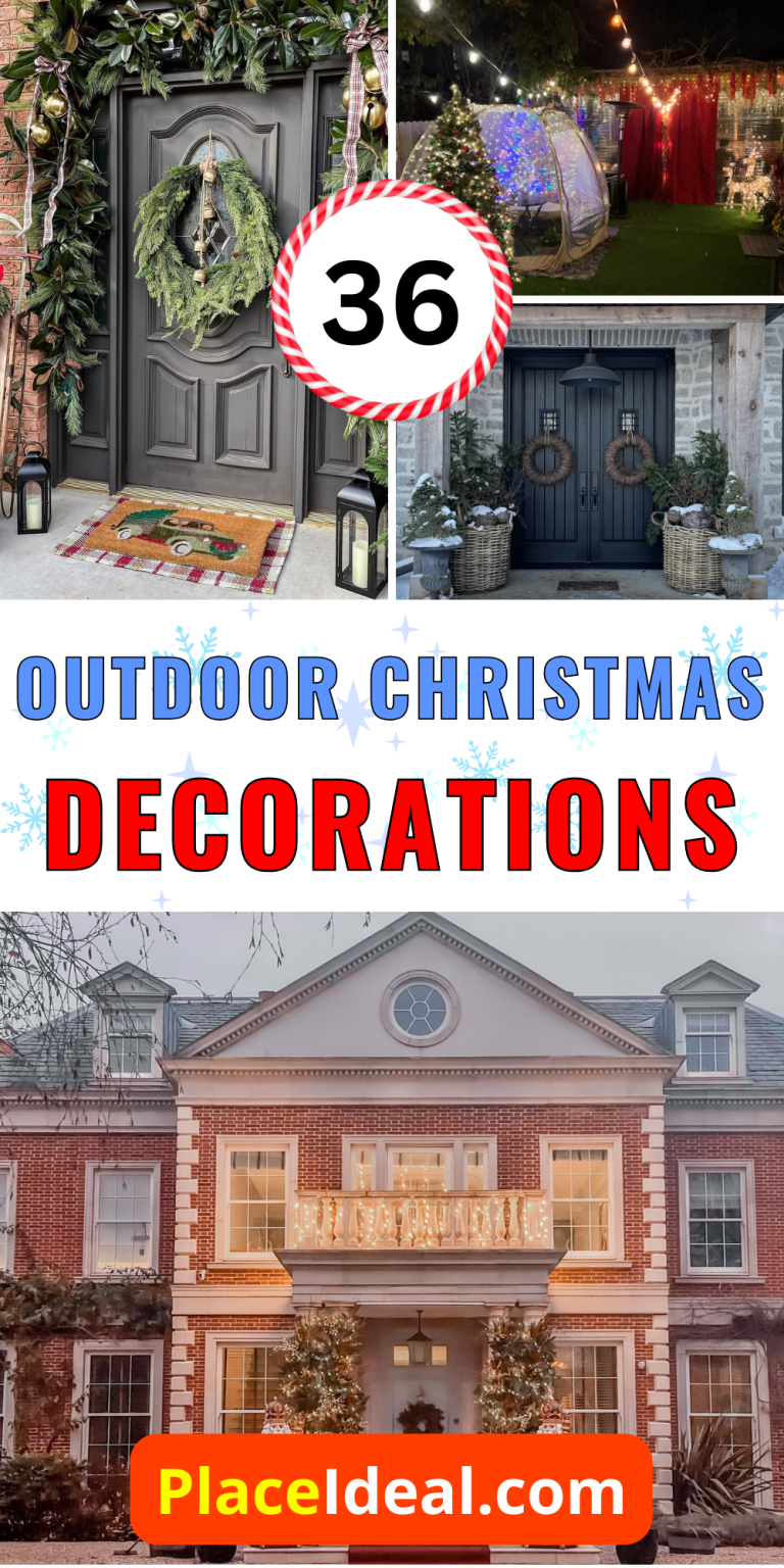 36 Outdoor Christmas Decorations That Will Transform Your Home Into a ...