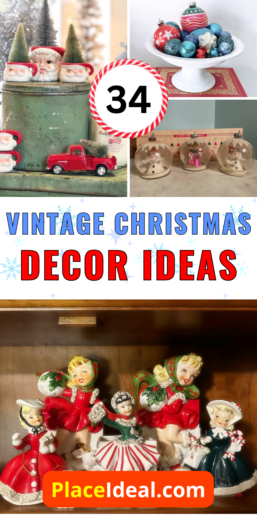 34 Vintage Christmas Decor Ideas to Add Nostalgic Charm to Your Holiday ...