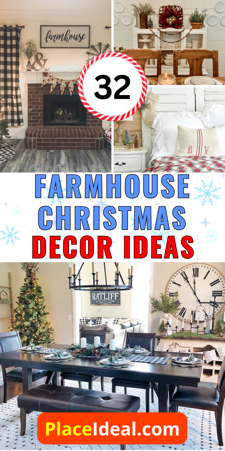 32 Farmhouse Christmas Decor Ideas to Transform Your Home into a Cozy ...