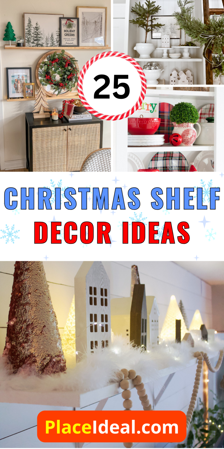 25 Christmas Shelf Decor Ideas to Transform Your Home into a Festive ...