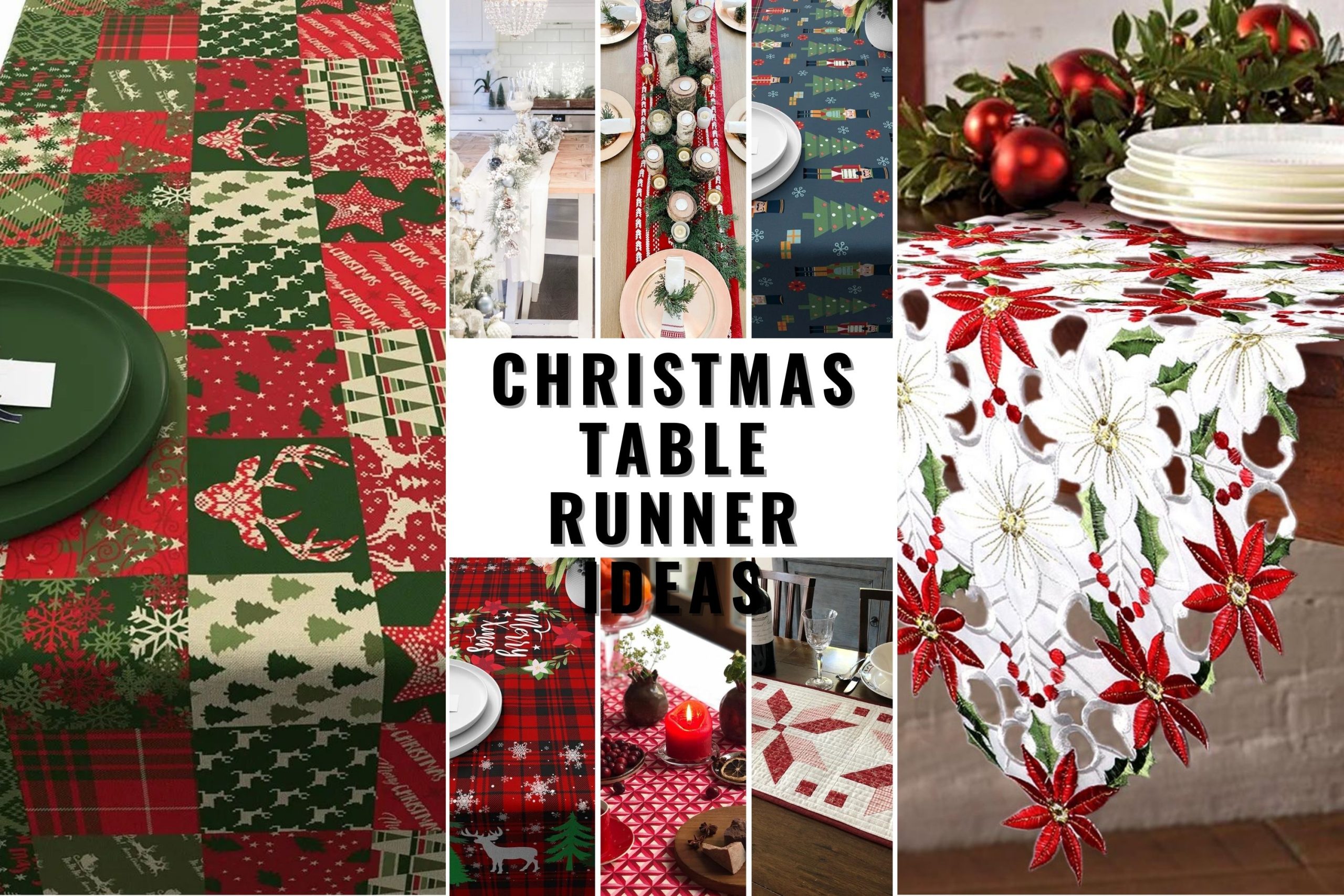 26 Christmas Table Runner Ideas to Transform Your Holiday Table into a ...