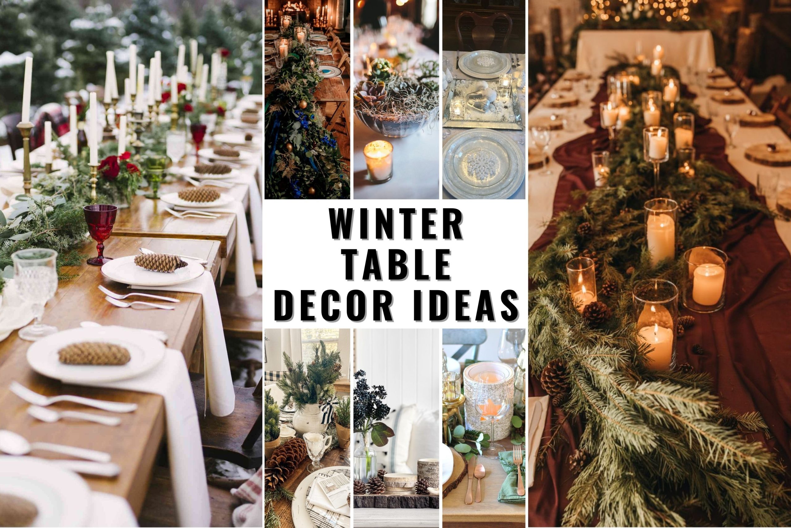 35 Winter Table Decor Ideas to Transform Your Home with Rustic, Cozy ...