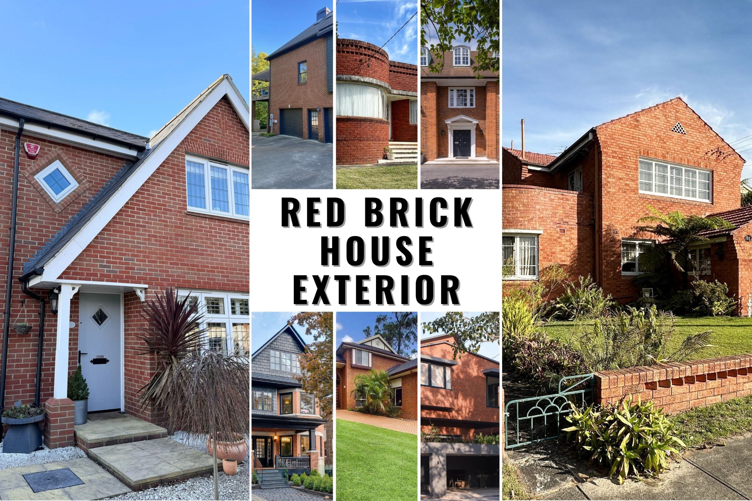 24 Stunning Red Brick House Exterior Ideas to Transform Your Home’s ...