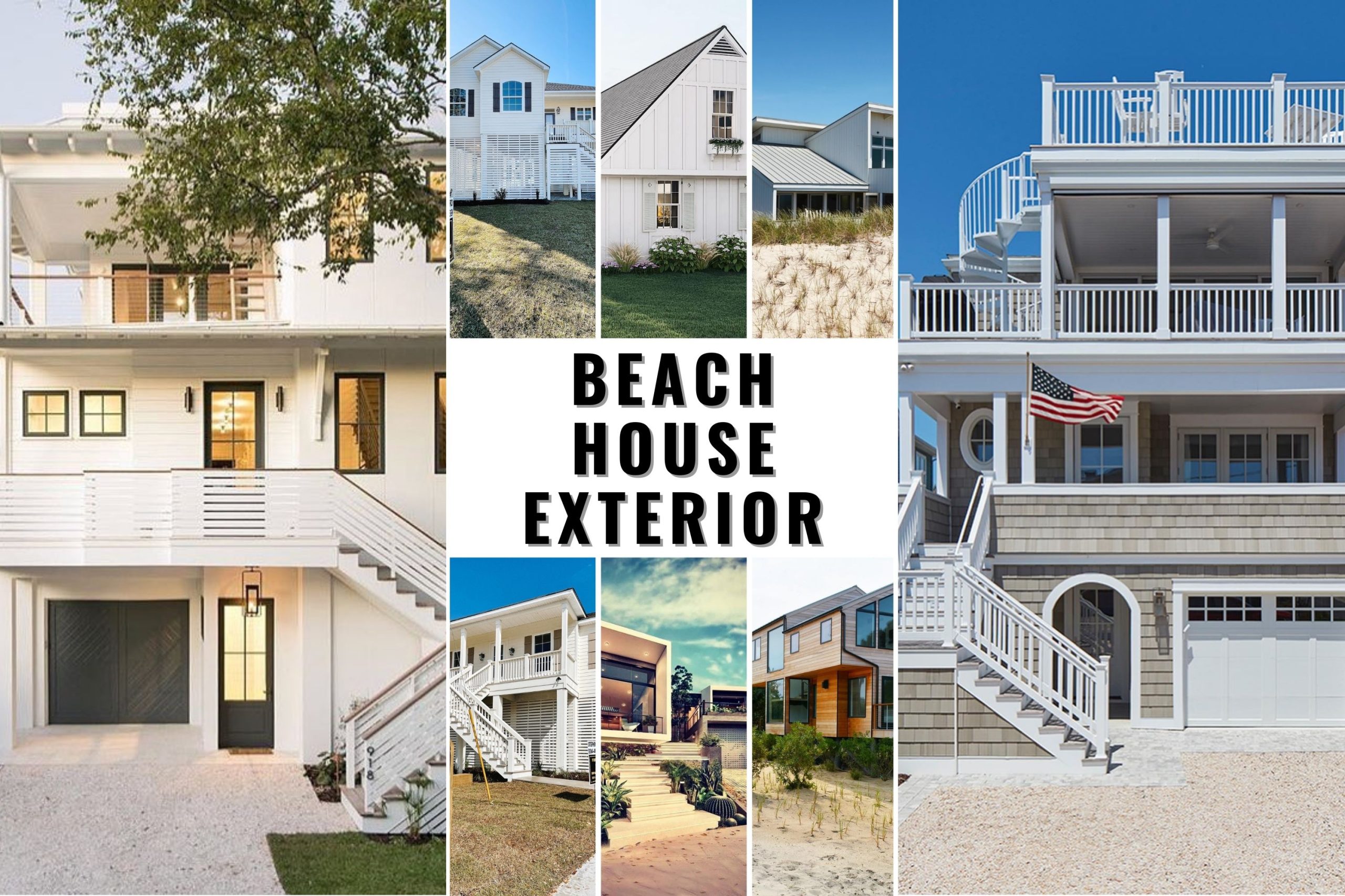 35 Beach House Exterior Ideas That Blend Modern Style with Coastal ...
