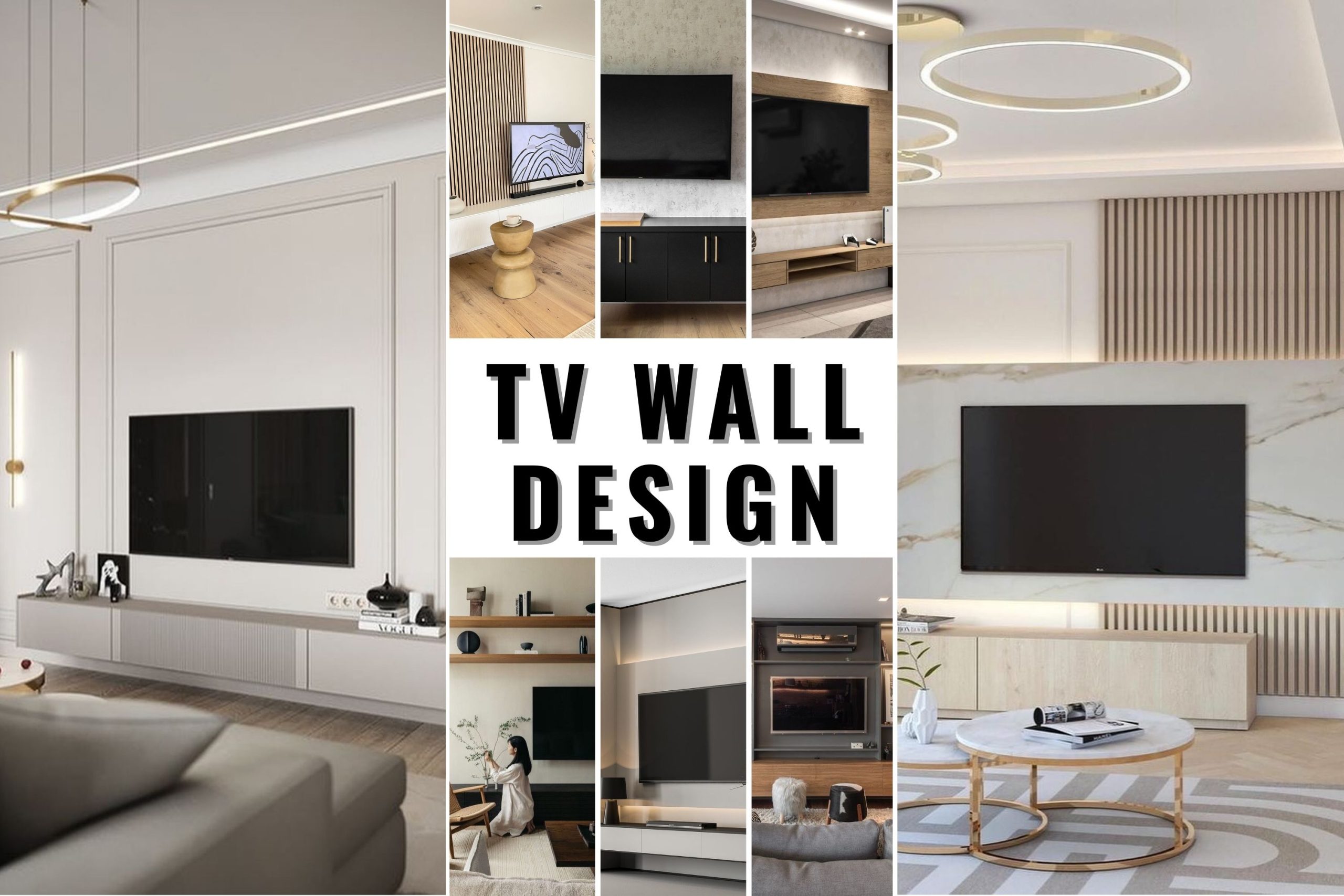 35 TV Wall Design Ideas for a Modern Luxury Living Room - Transform ...