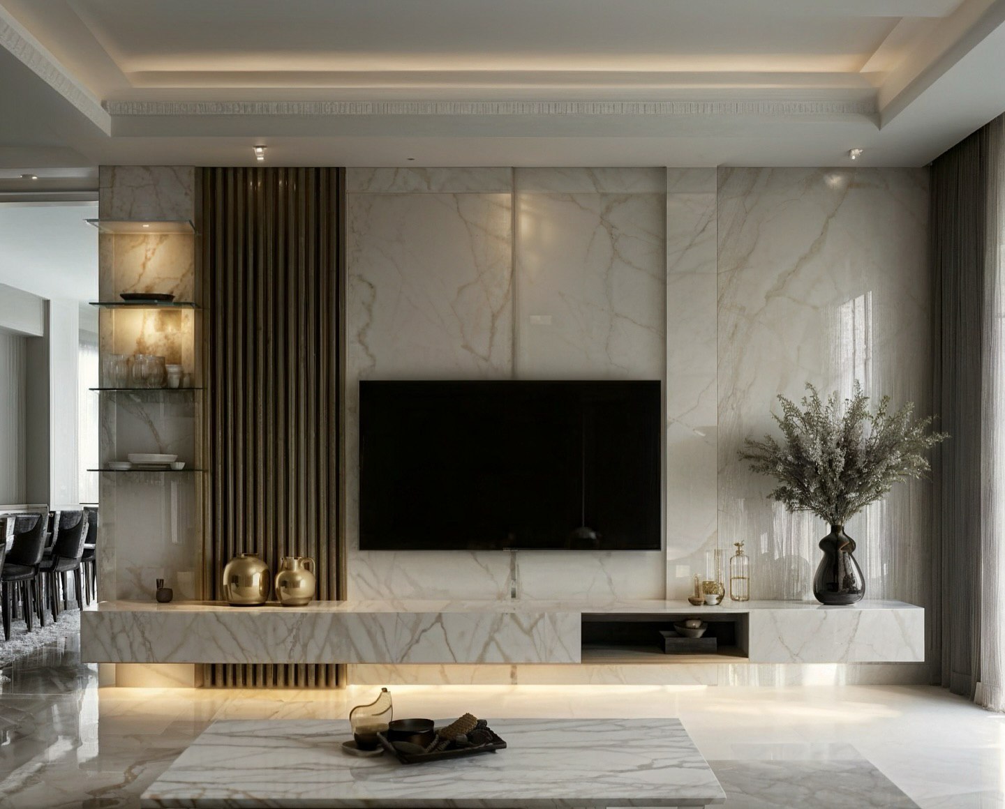 35 TV Wall Design Ideas for a Modern Luxury Living Room - Transform Your Space with Style ...