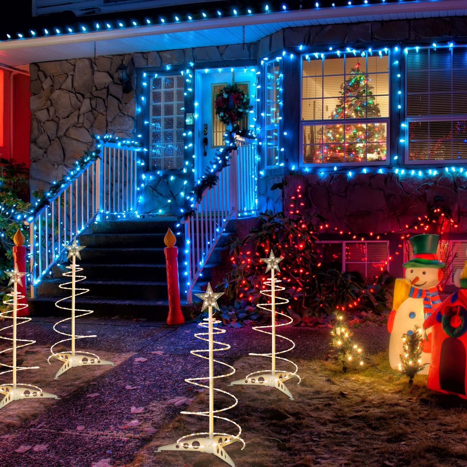 25 Christmas House Exterior Ideas: Classic and Modern Designs to ...