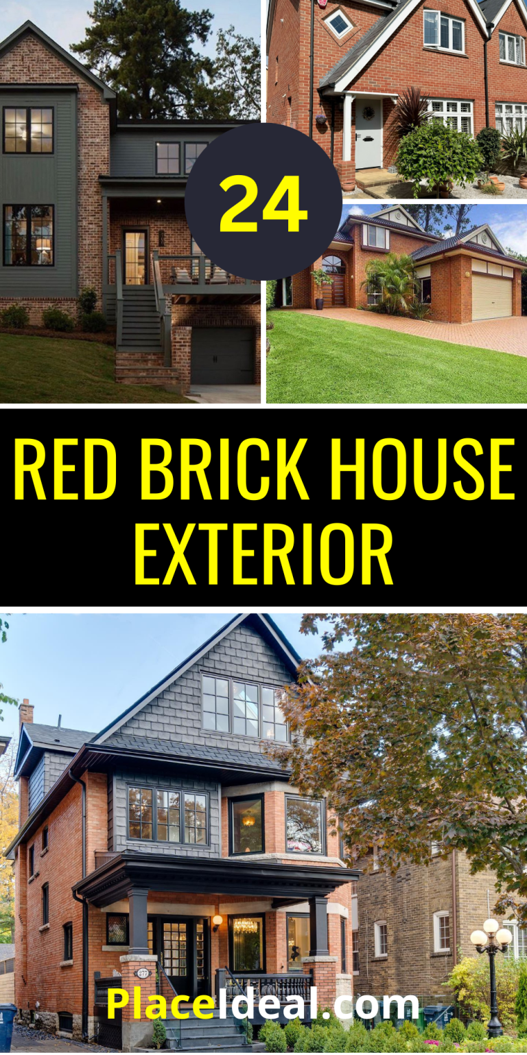 24 Stunning Red Brick House Exterior Ideas to Transform Your Home’s ...