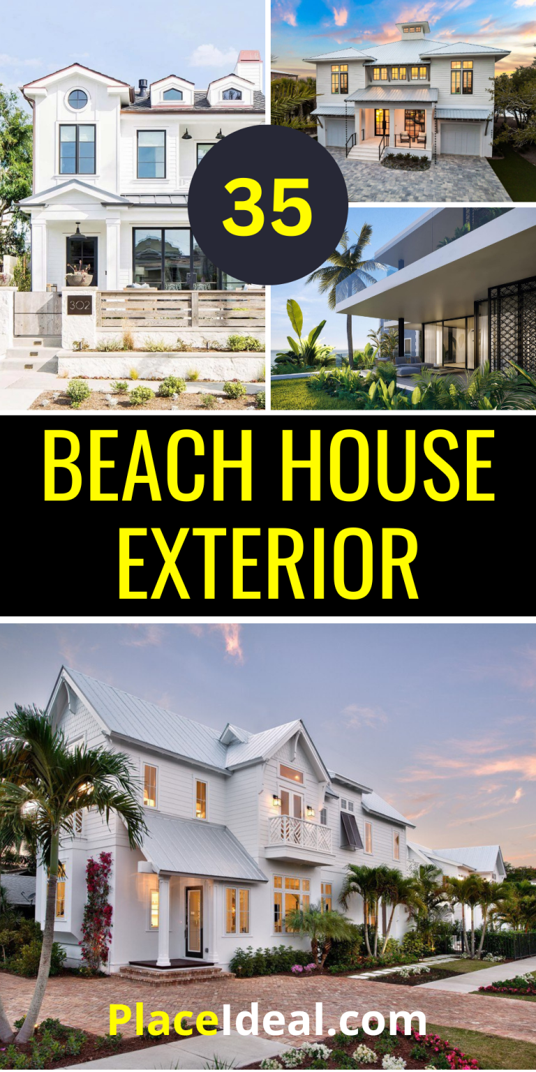 35 Beach House Exterior Ideas That Blend Modern Style with Coastal ...