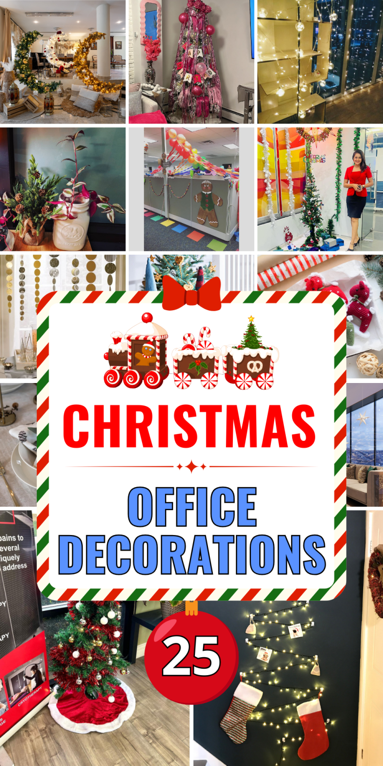 25 Christmas Office Decorations to Transform Your Workspace into a ...
