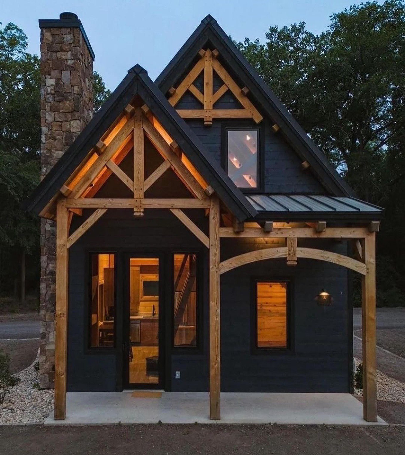 30 Black and Cedar House Exterior Ideas: Modern Farmhouses, Rustic ...