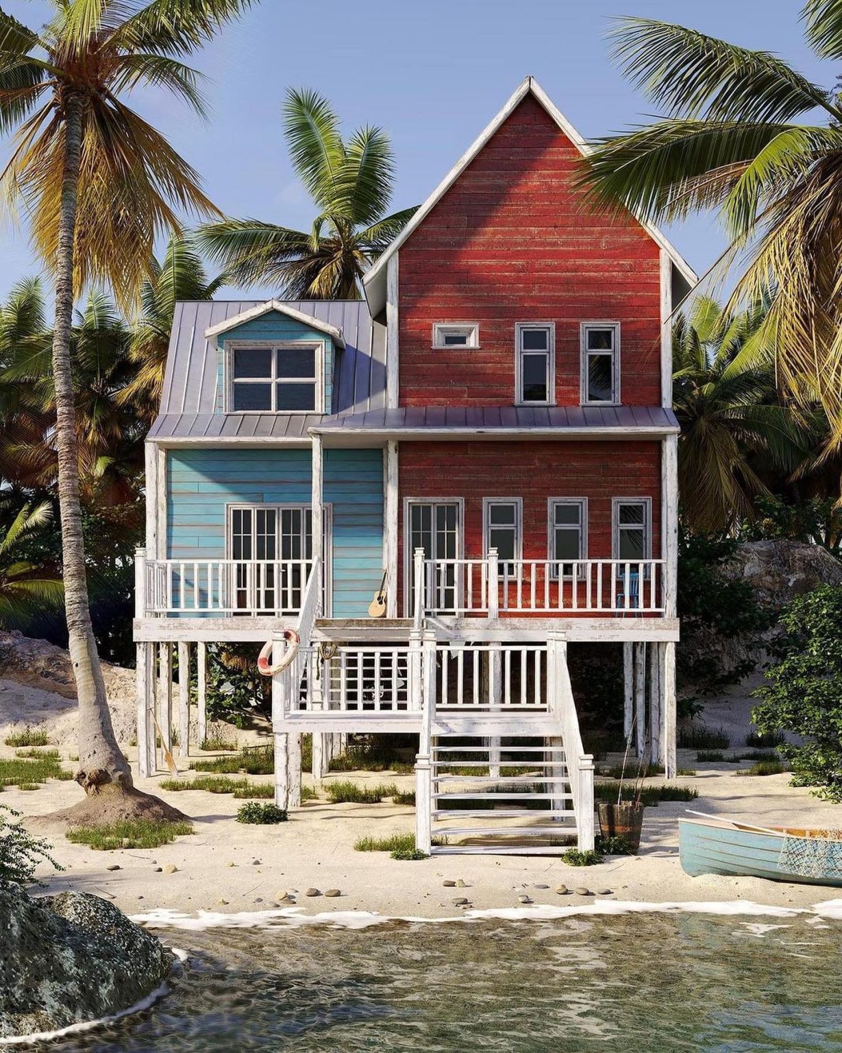 35 Beach House Exterior Ideas That Blend Modern Style with Coastal ...