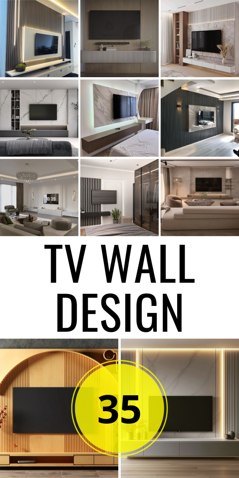 35 TV Wall Design Ideas for a Modern Luxury Living Room - Transform ...