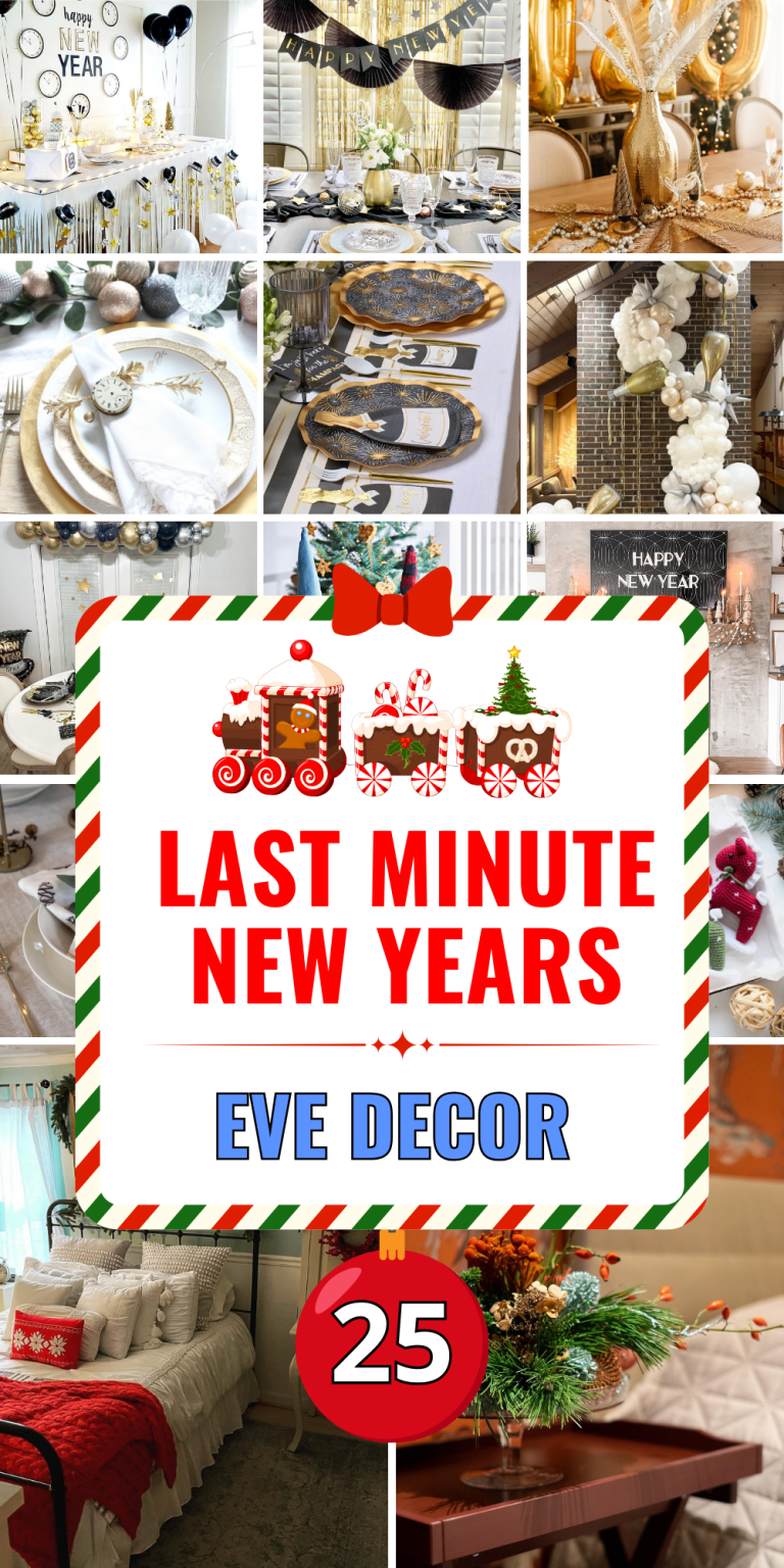 25 Last Minute New Year's Eve Decor Ideas for a Stylish Celebration ...