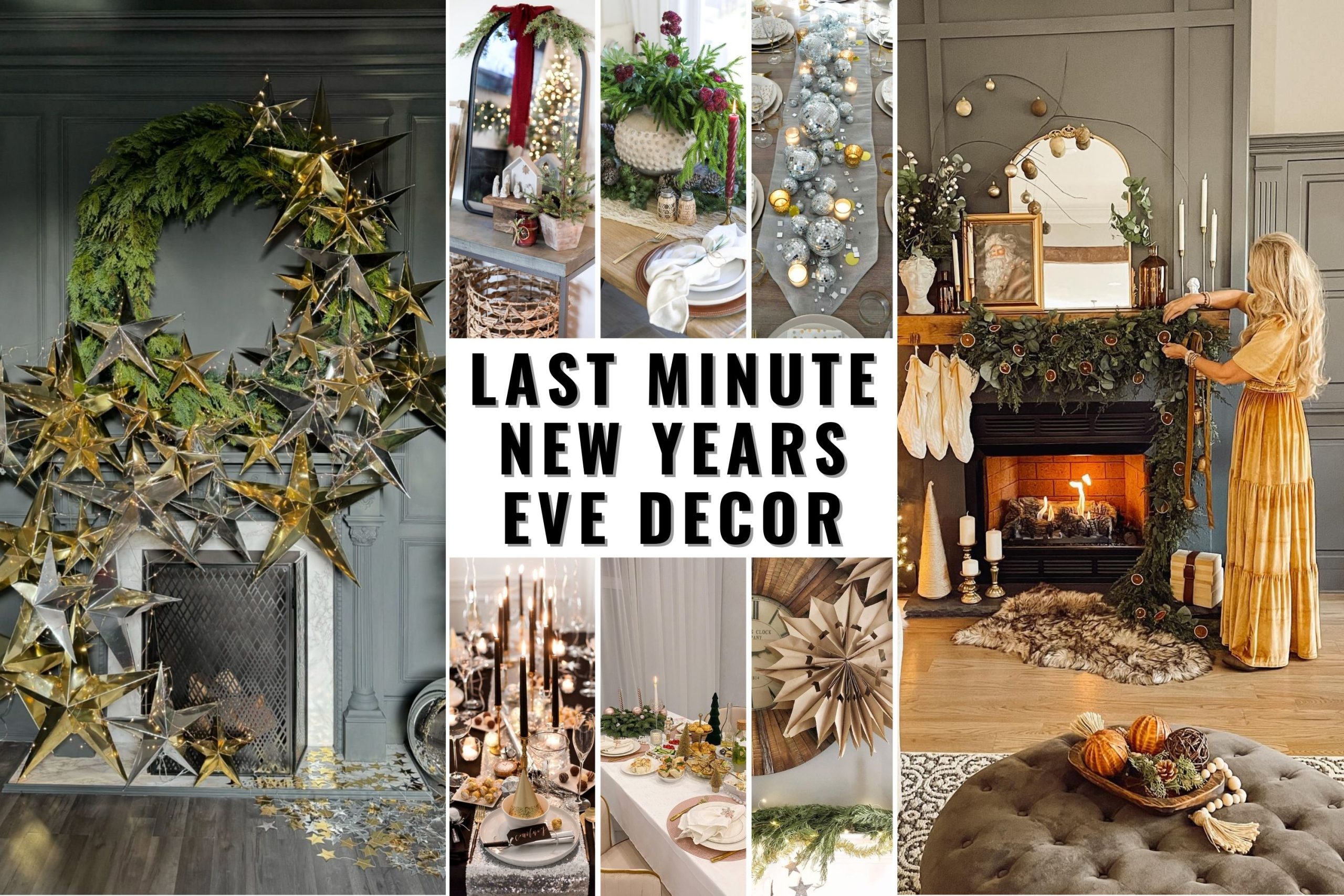 25 Last Minute New Year's Eve Decor Ideas for a Stylish Celebration ...