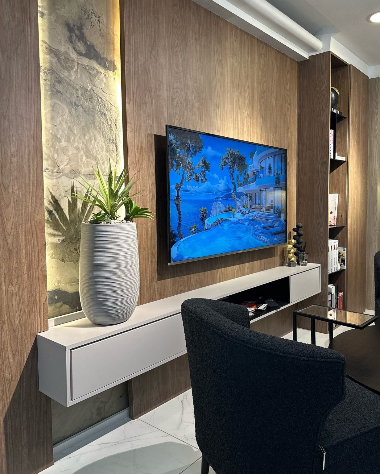 25 TV Console Decorating Ideas to Elevate Your Living Room with Modern ...