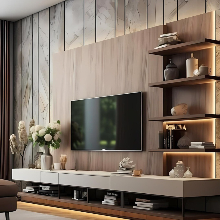 25 TV Console Decorating Ideas to Elevate Your Living Room with Modern ...