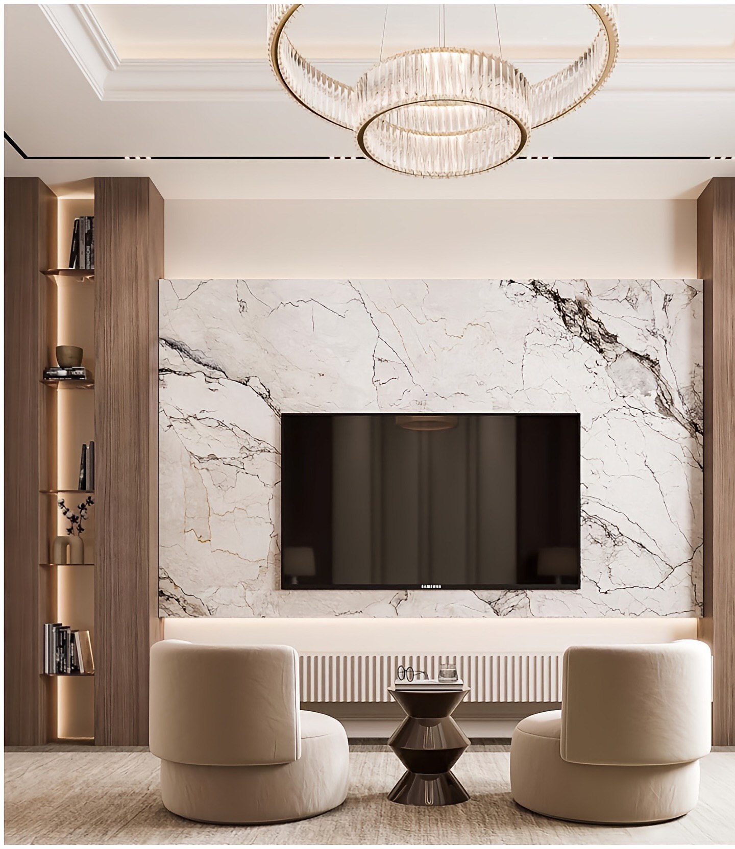 25 TV Console Decorating Ideas to Elevate Your Living Room with Modern ...