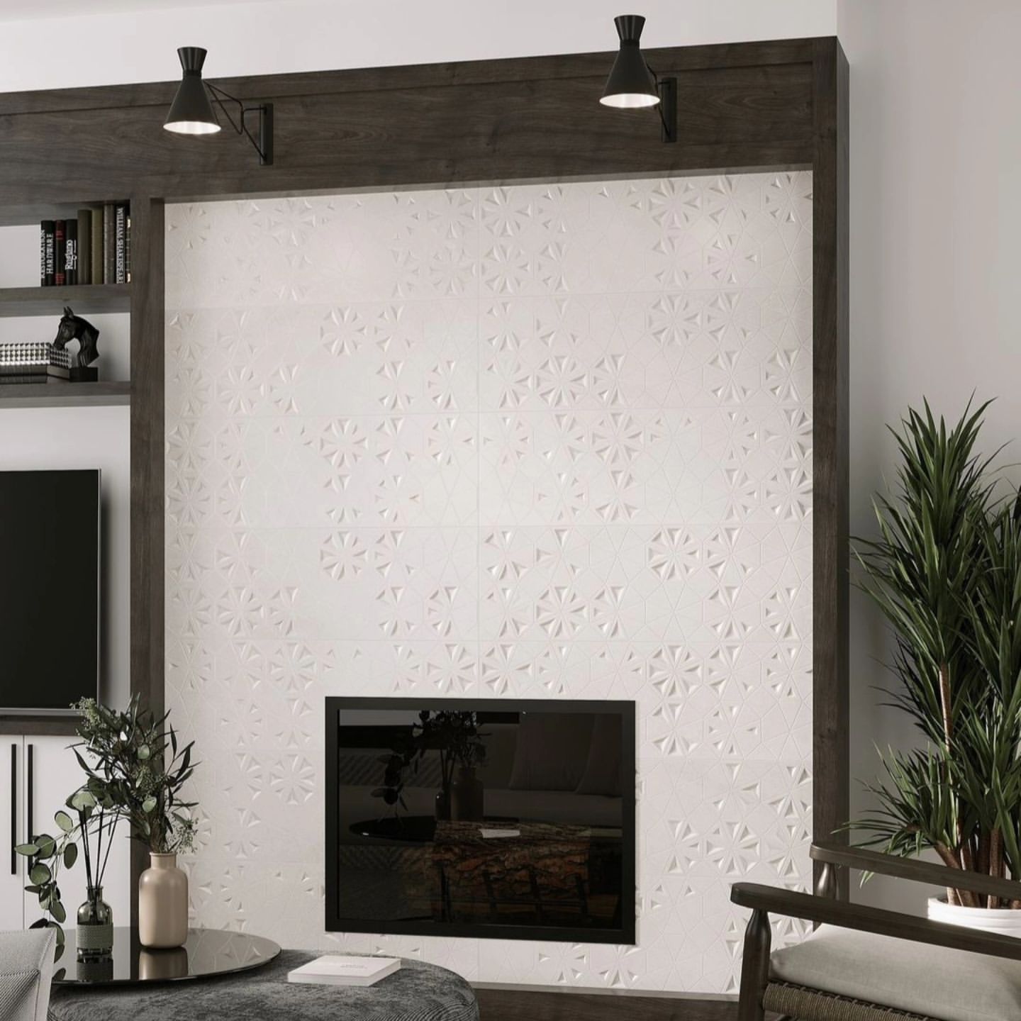 35 Fireplace Tile Ideas to Transform Your Living Space – Modern, Boho ...