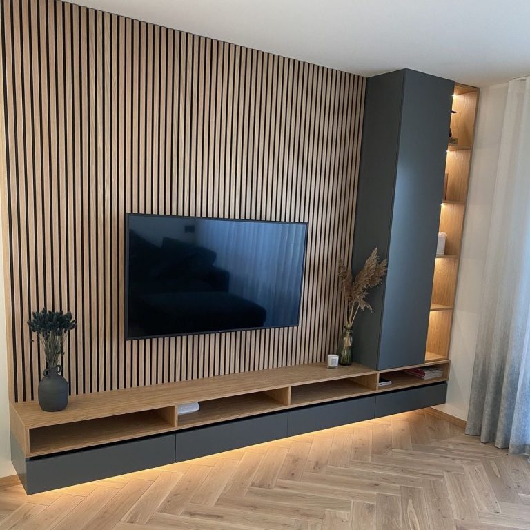 25 TV Console Decorating Ideas to Elevate Your Living Room with Modern ...