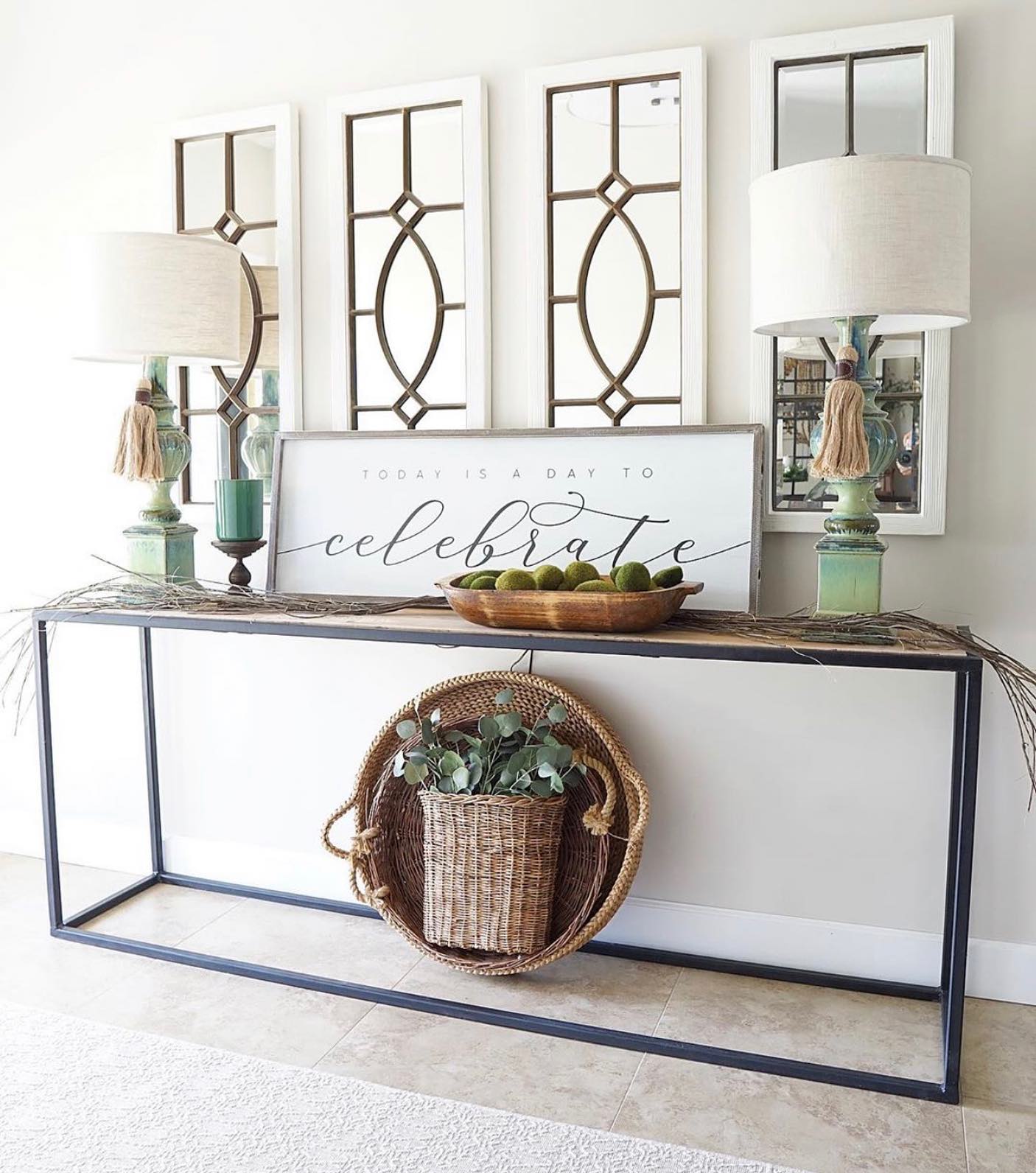 34 Stunning Entry Table Decor Ideas to Elevate Your Home's Style and ...