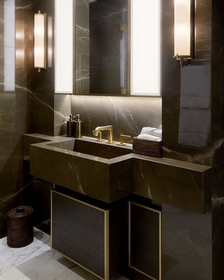 25 Dark Bathroom Ideas: Inspiration for Modern Bathroom Design in Dark ...