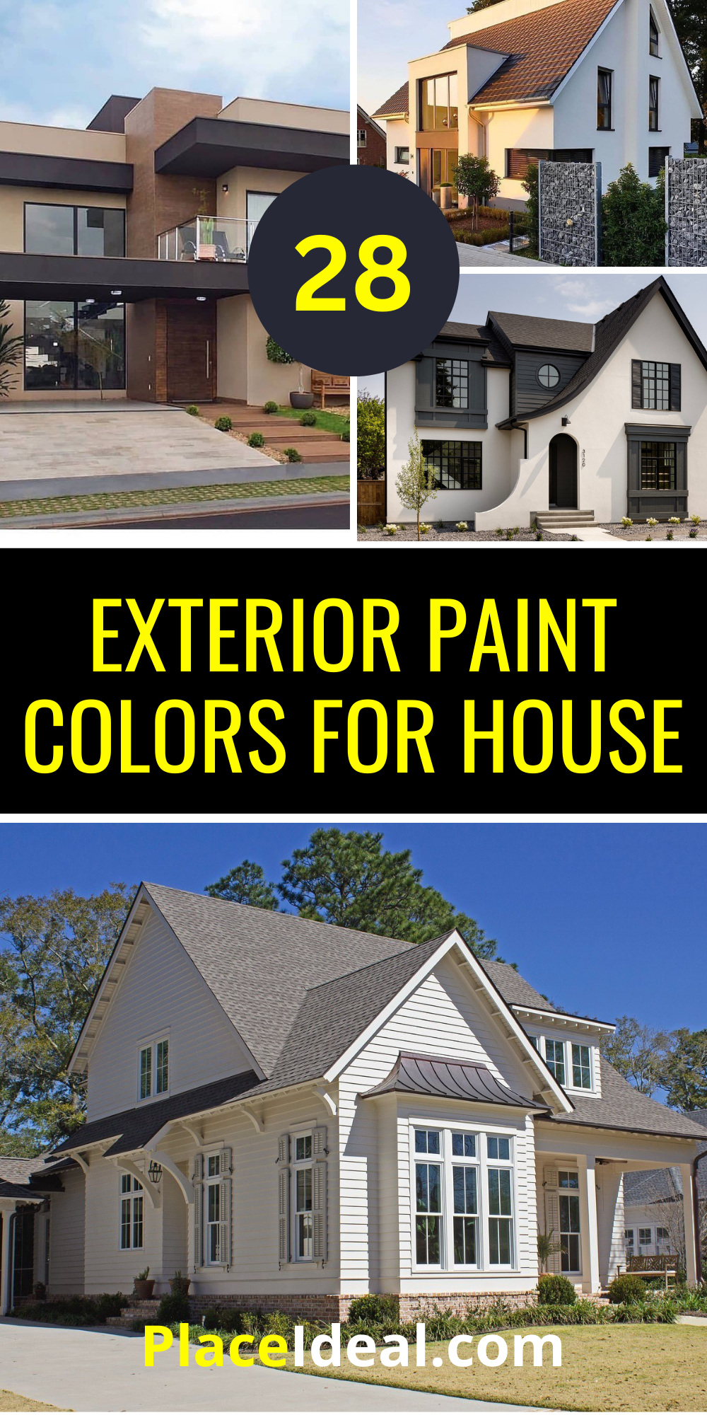 28 Exterior Paint Colors for House That Will Define Modern Design ...