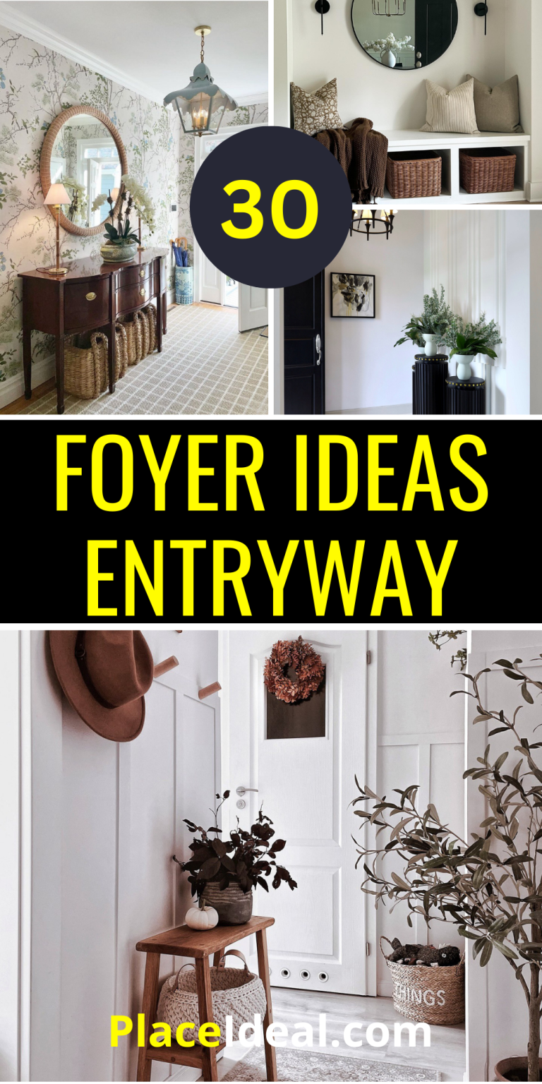 30 Foyer Ideas Entryway: Stunning Designs for Modern, Rustic, and ...
