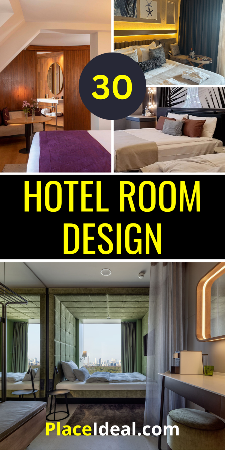 30 Hotel Room Design Ideas to Transform Your Space into a Modern Luxury ...