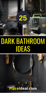 25 Dark Bathroom Ideas: Inspiration for Modern Bathroom Design in Dark ...