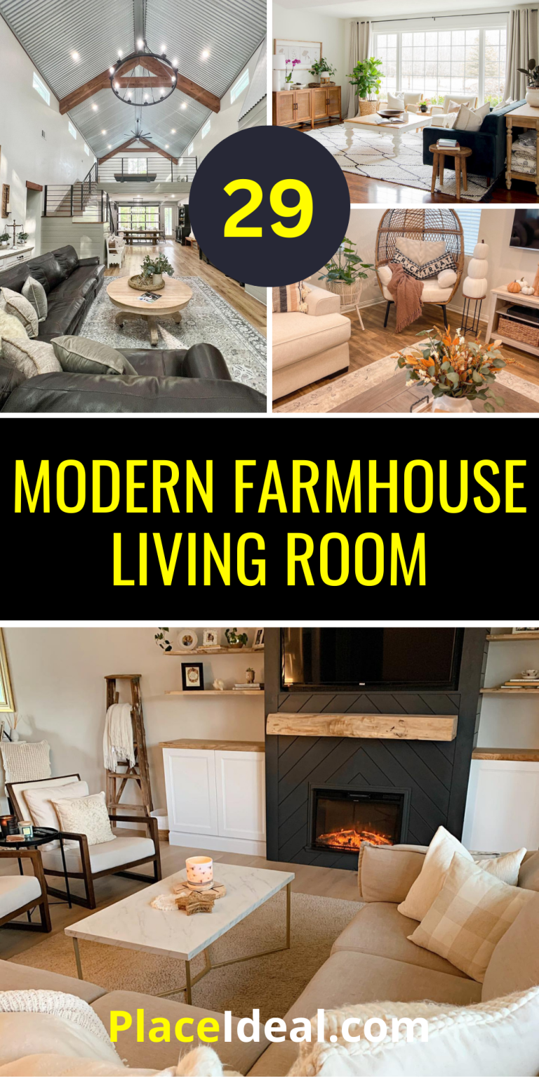 29 Modern Farmhouse Living Room Ideas to Inspire Your Next Cozy ...