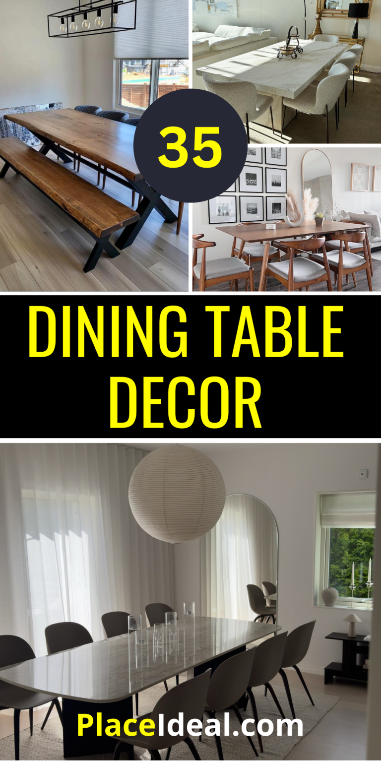 35 Dining Table Decor Ideas to Transform Your Home for Every Occasion ...